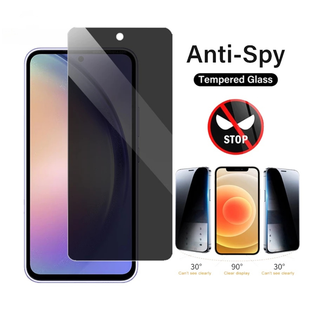 Xiaomi Anti-Spy Privacy 9H Full Tempered Glass Redmi Note 10 11 12 13 ...
