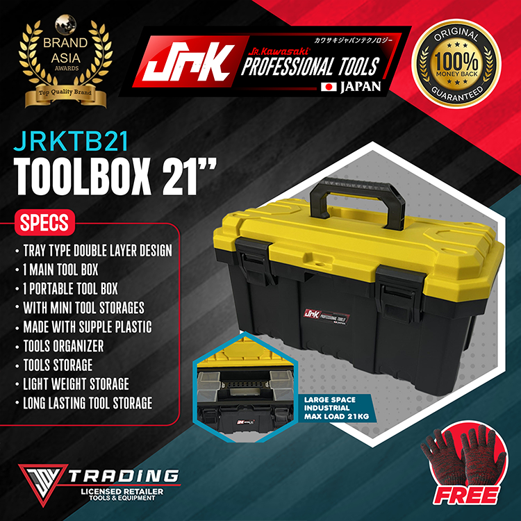 JR Kawasaki Tool Box 18' | 21 inches High Quality & HEAVY DUTY With FREEBIES | Shopee Philippines