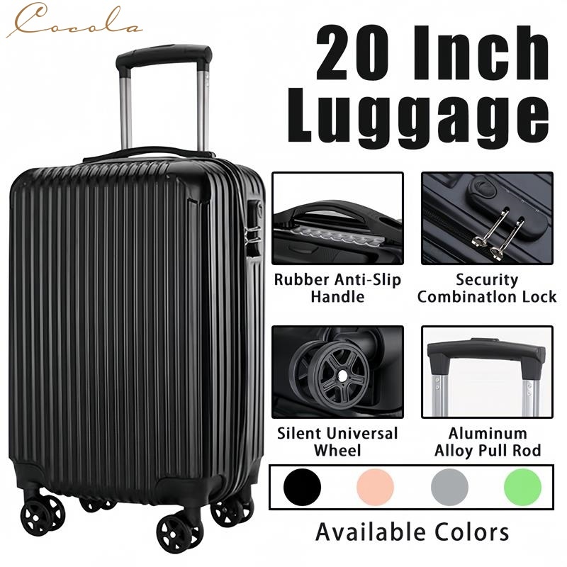 COCOLA 20 Inch Luggage Travel Bag Maleta Trolley Suitcase Large Durable ...