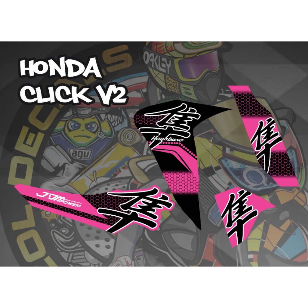 honda click v2 hayabusa decals | Shopee Philippines
