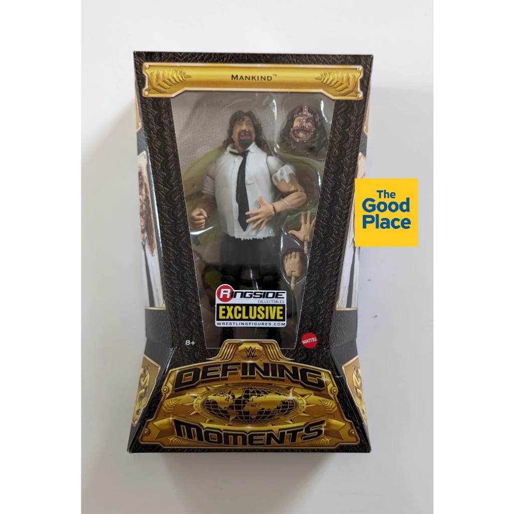 MATTEL WWE Elite Collection Defining Moments Series Ringside Exclusive Mankind w/ Accessories ...