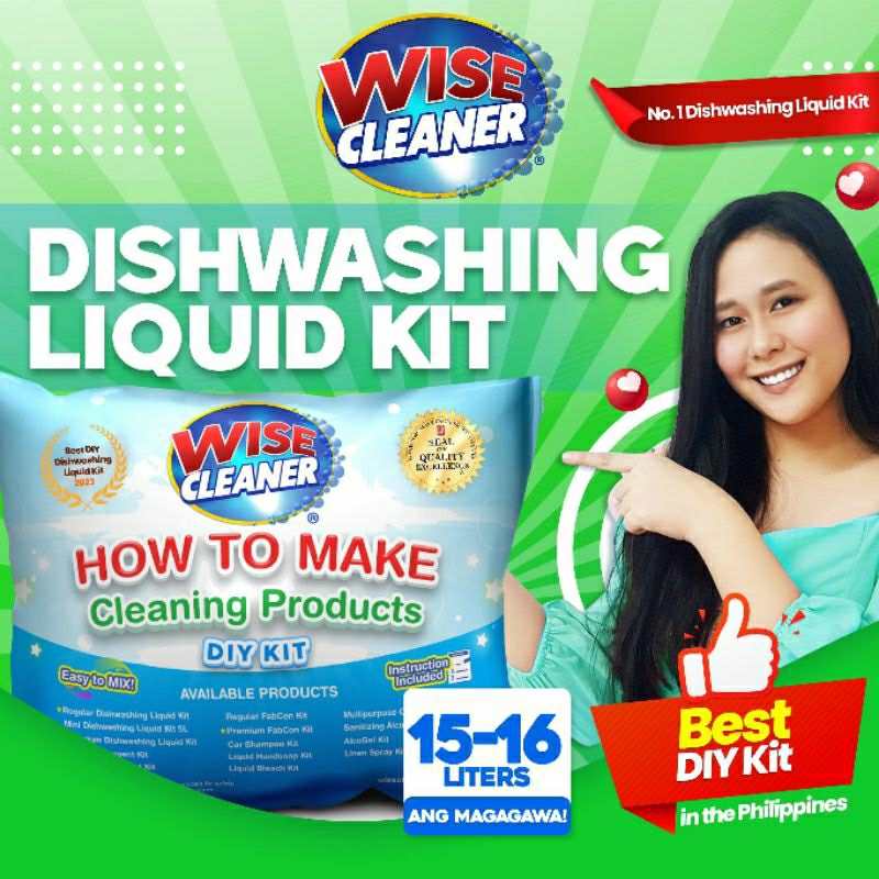WISE CLEANER DISHWASHING LIQUID KIT | Shopee Philippines