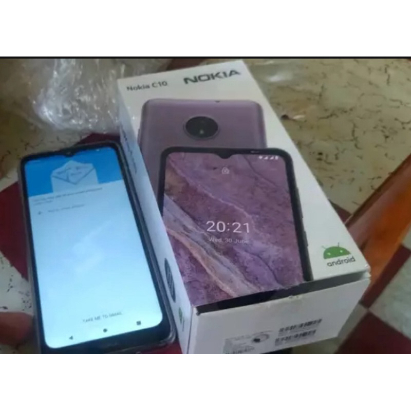 NOKIA C10 DUAL SIM QUADCORE ANDROID SMARTPHONE, PURPLE-OPEN LINE ...