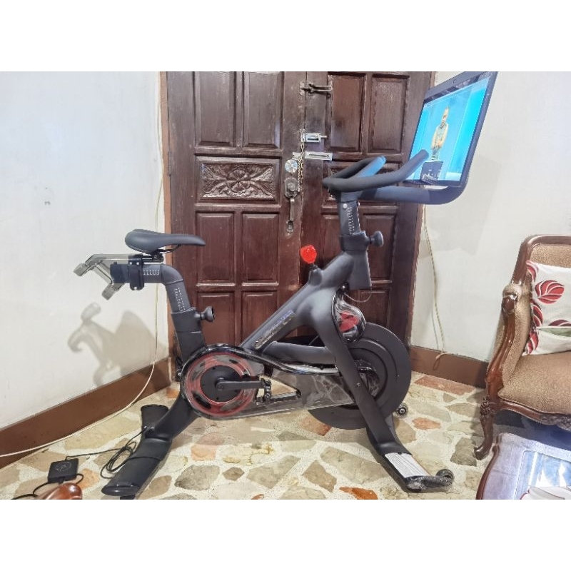 Peloton + Plus Bike with 24inch HD Monitor Stationary Bike Spin Spinner ...