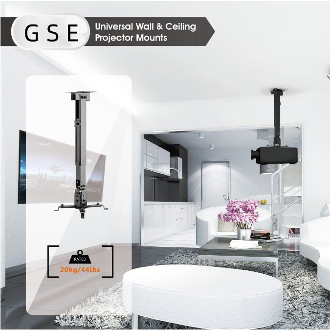 Universal 3 in 1 Projector Bracke Adjustable Projector Ceiling And Wall ...