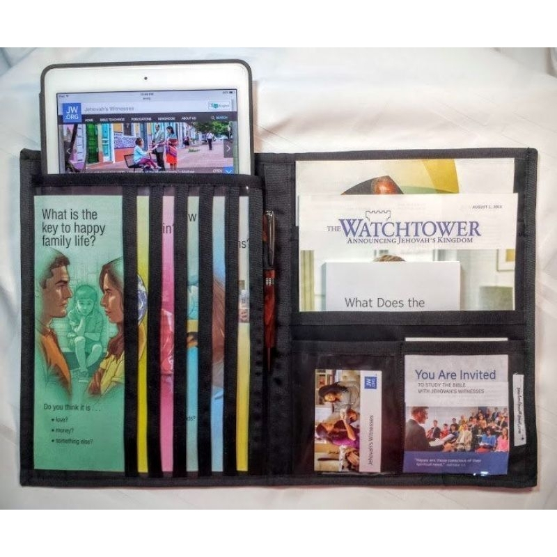 JW Tablet Ministry Organizer Magazine tract Holder (2823) | Shopee ...