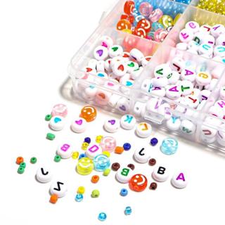 5000Pcs Beads Kit for DIY Name Bracelets DIY Bracelet Making Set ...