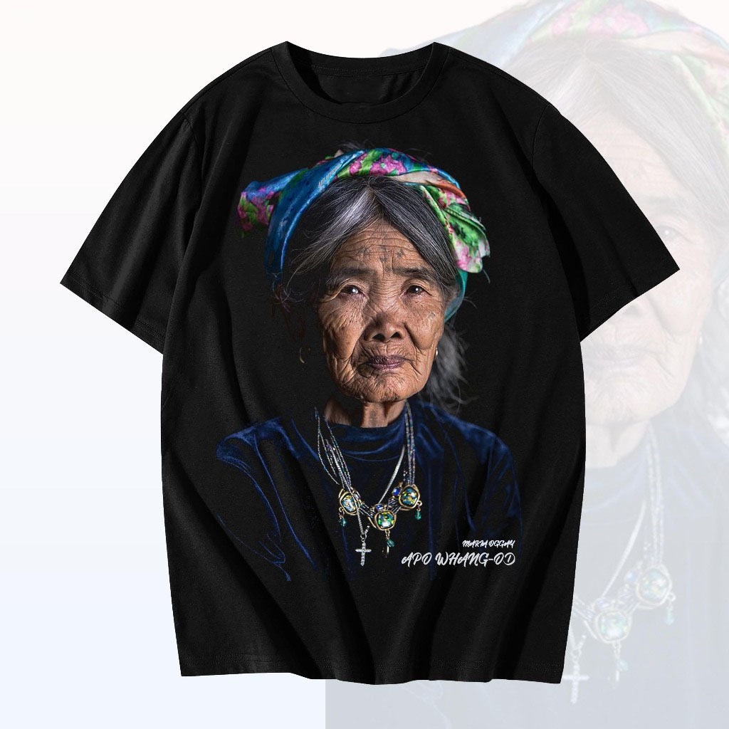 Apo whang od shirt cotton printed black shirt men's and women's T-shirt ...