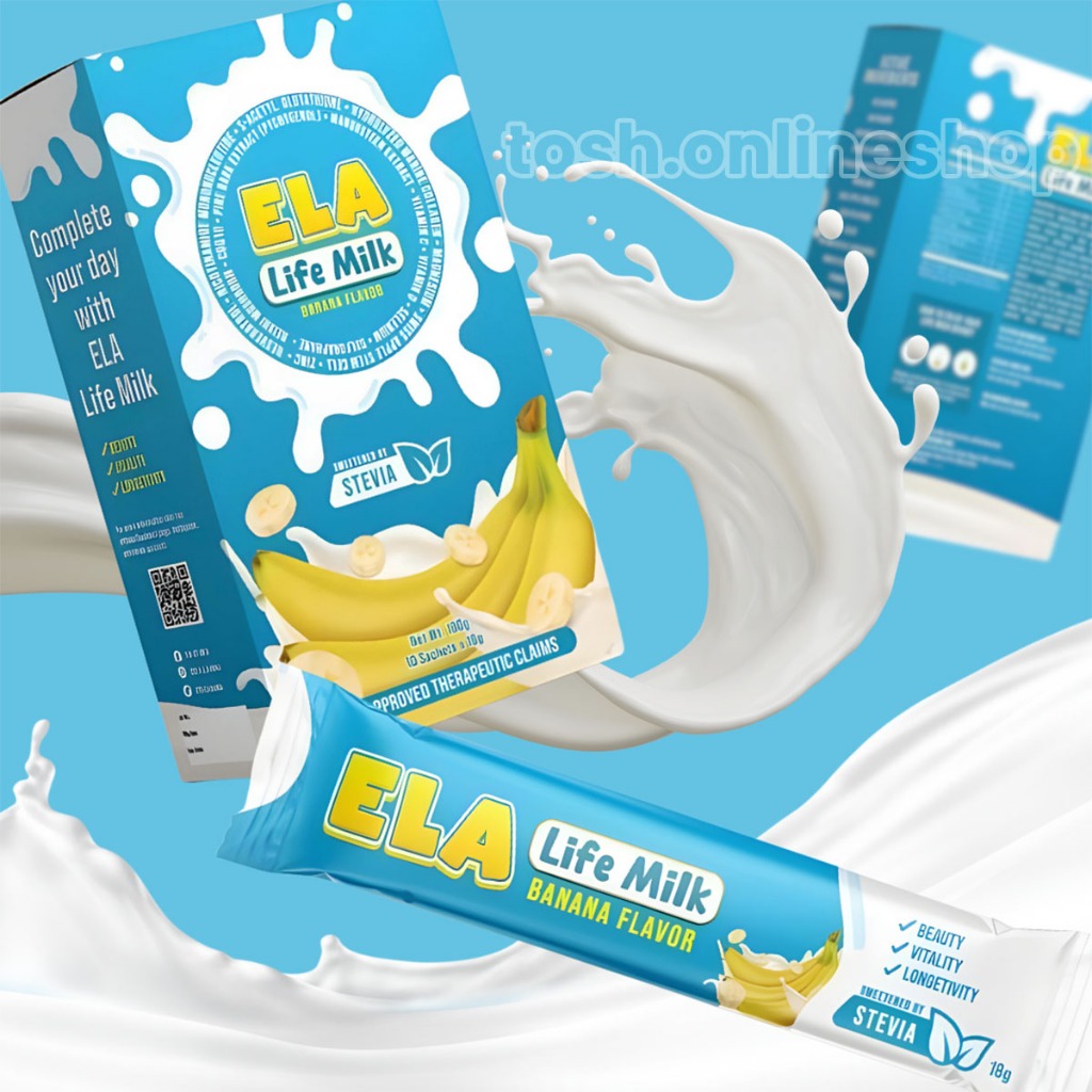 ELA Life Milk | Banana Flavored Milk | Shopee Philippines
