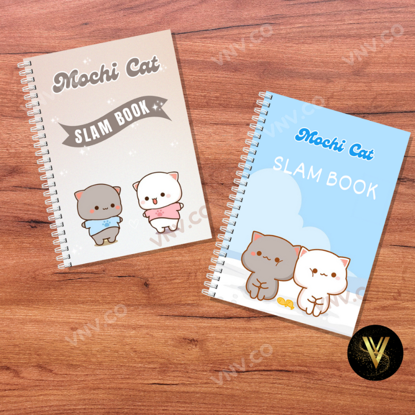 Mochi Cat Slam Book Notebook Cute Kawaii | Shopee Philippines