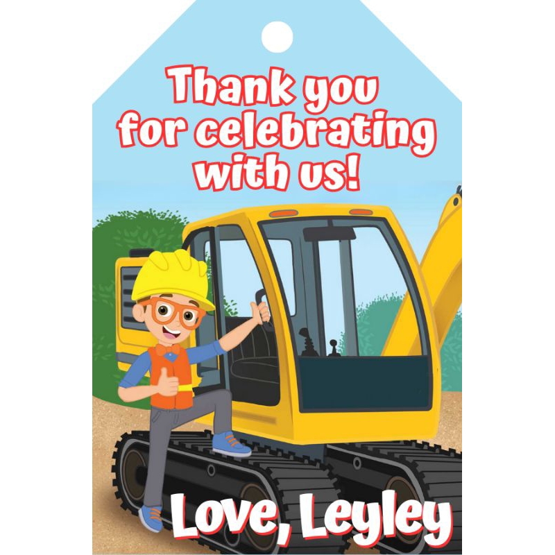 Blippi Theme Souvenir Sticker | Gift tags | Shopee Philippines