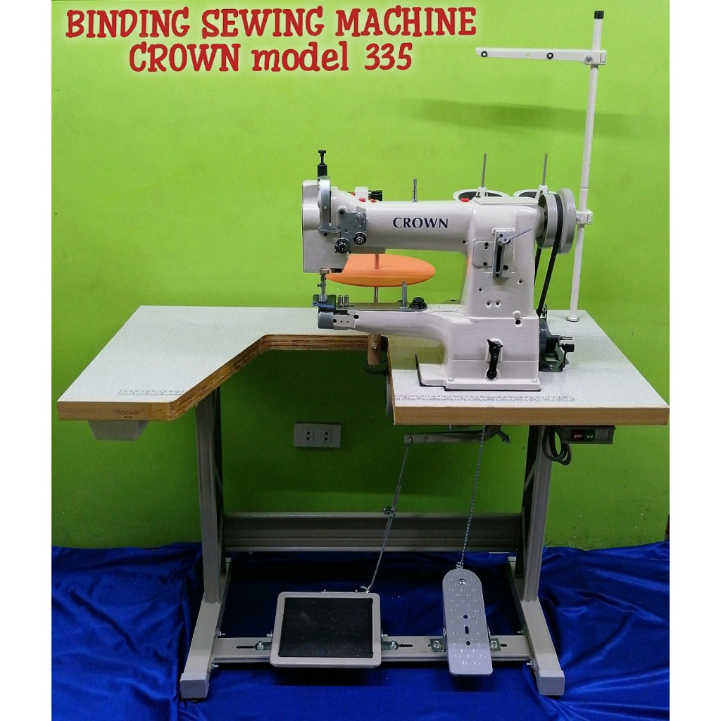 CROWN MODEL 335 BINDING SEWING MACHINE (BRAND NEW) | Shopee Philippines