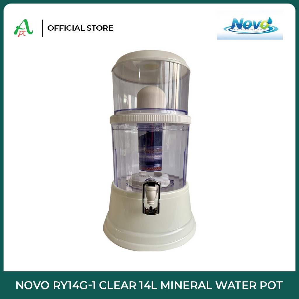 Novo Water Mineral Pot Clear - 14L | Shopee Philippines
