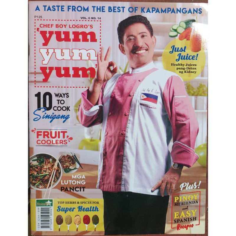 CHEF BOY LOGRO'S yum yum yum Magazine Vol. 6 No.14 | Shopee Philippines