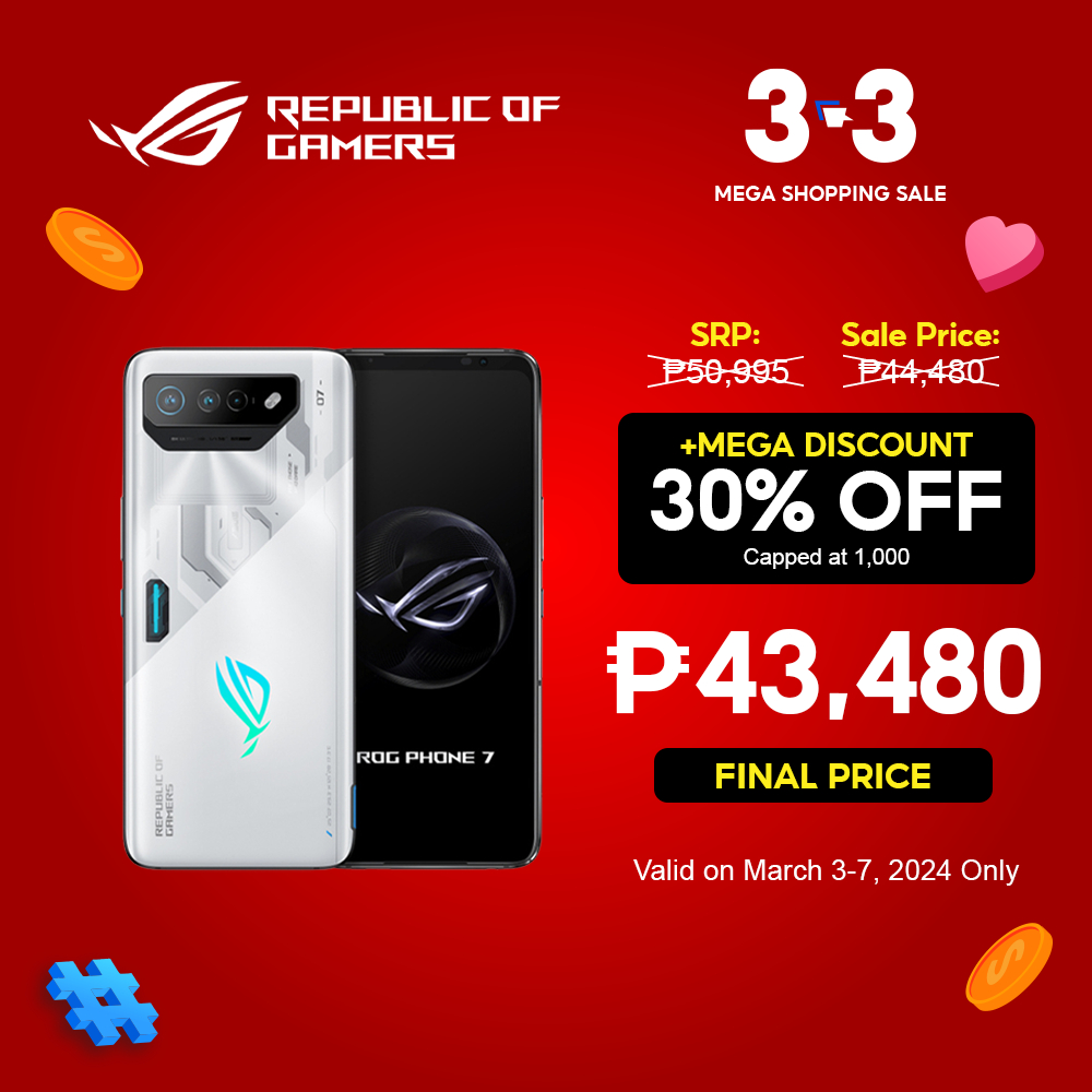 Asus ROG Phone 7 IP54 12+256GB Android 13 5G+5G or 4G Dual-SIM Gaming ...