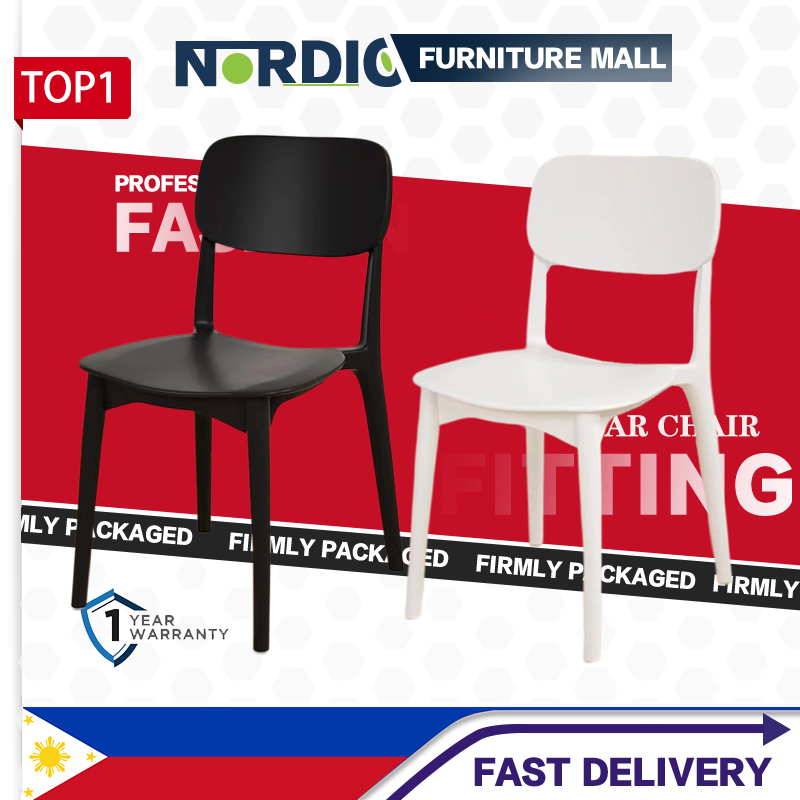 HOT DEALS Nordic Chair Plastic Chair Dining Chair Coffee Chair Study ...