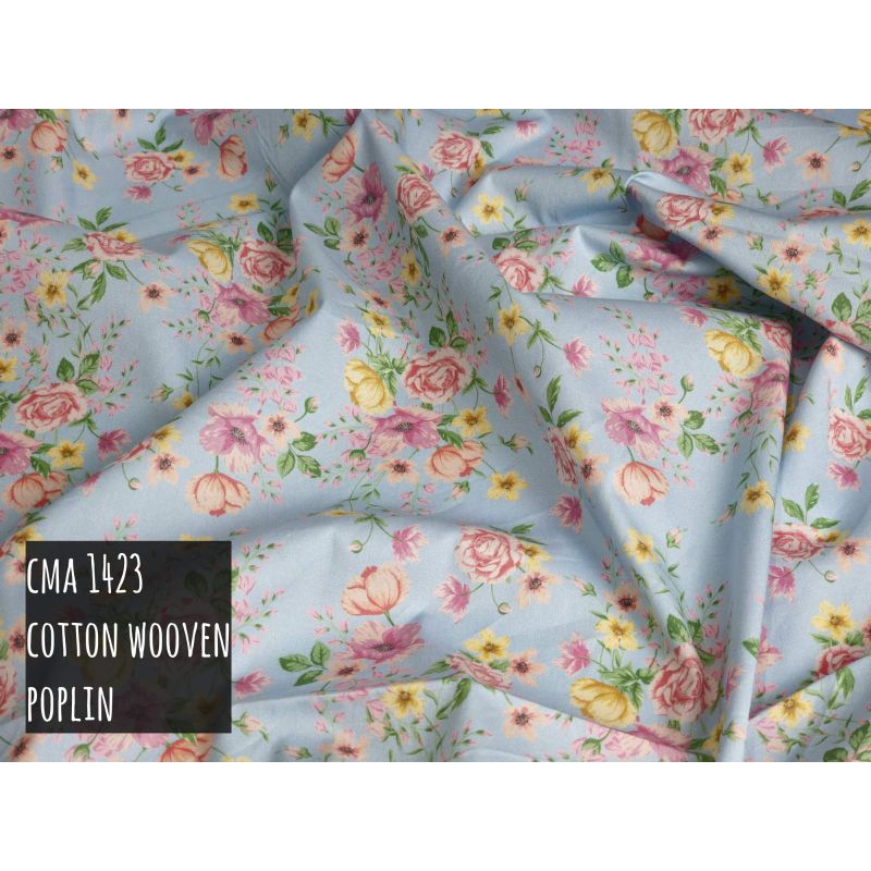 PRINTED POPLIN COTTON WOVEN 60 INCHES WIDTH | Shopee Philippines