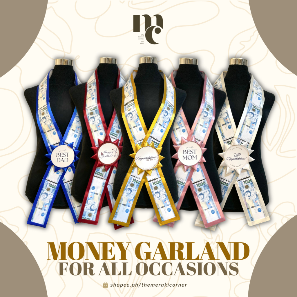 MONEY GARLAND LEI / SASH FOR ALL OCCASIONS | Shopee Philippines