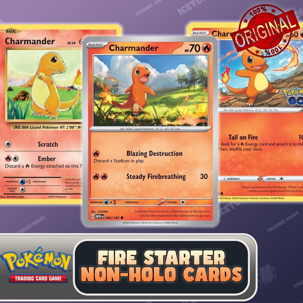 Fire Starter Non-Holographic Cards - Pokemon TCG Singles (up to Journey ...