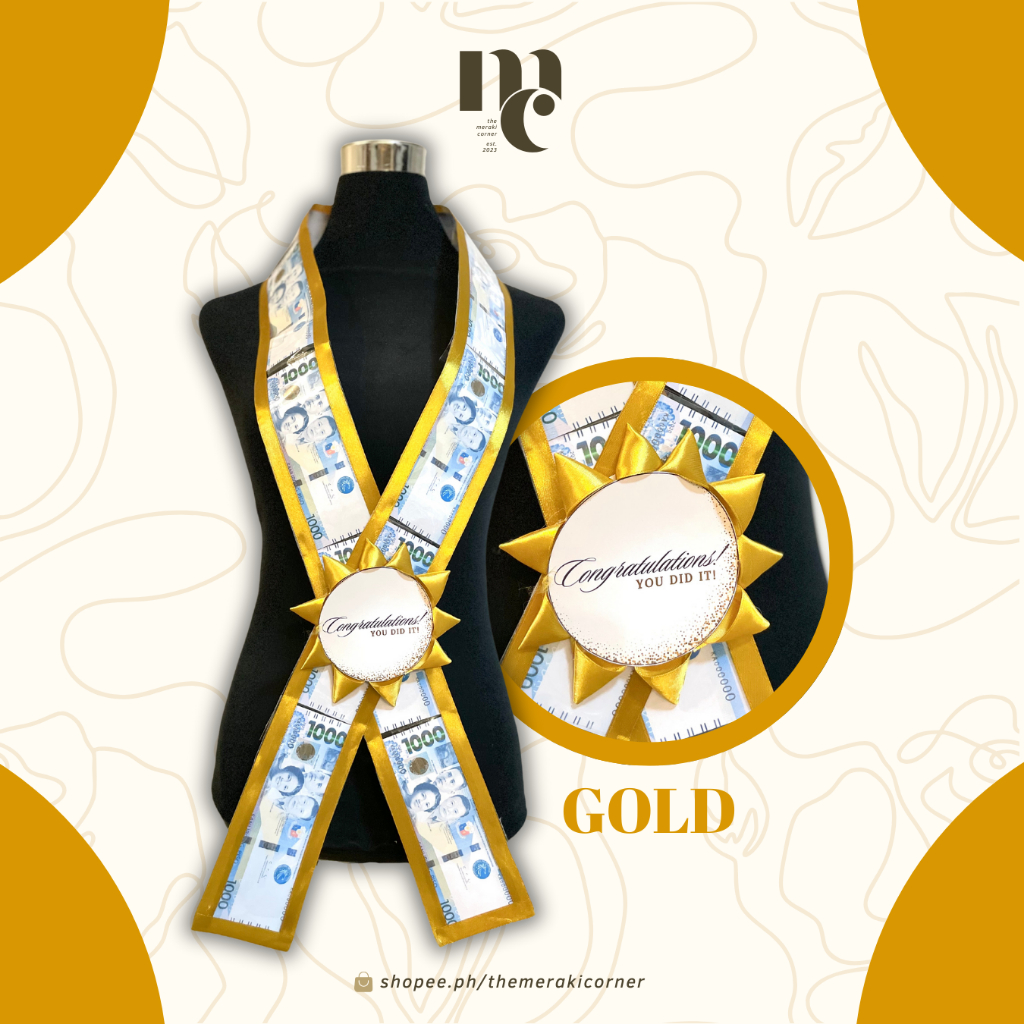MONEY GARLAND LEI / SASH FOR ALL OCCASIONS | Shopee Philippines