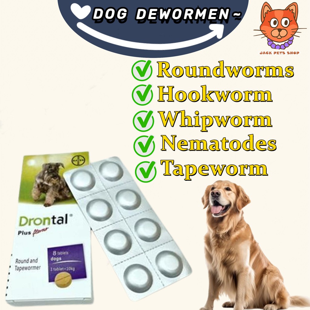 Drontal Plus Tablets for Dogs Tasty Dewormer 1 Tablet Recommended By ...