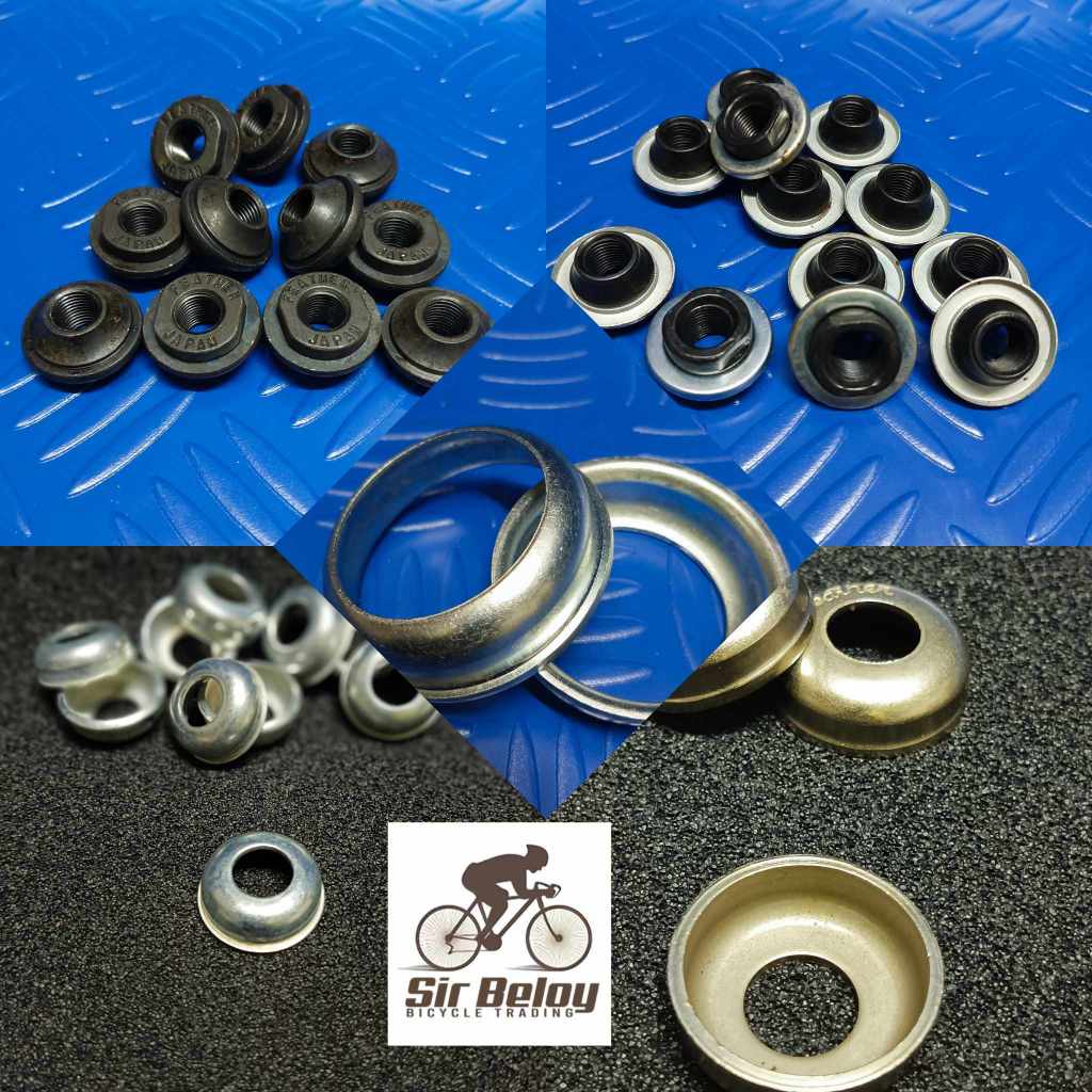 Bicycle Cup Cone Hub Cup BB OPC Cup and Cone Lock Nut Nut with flange ...