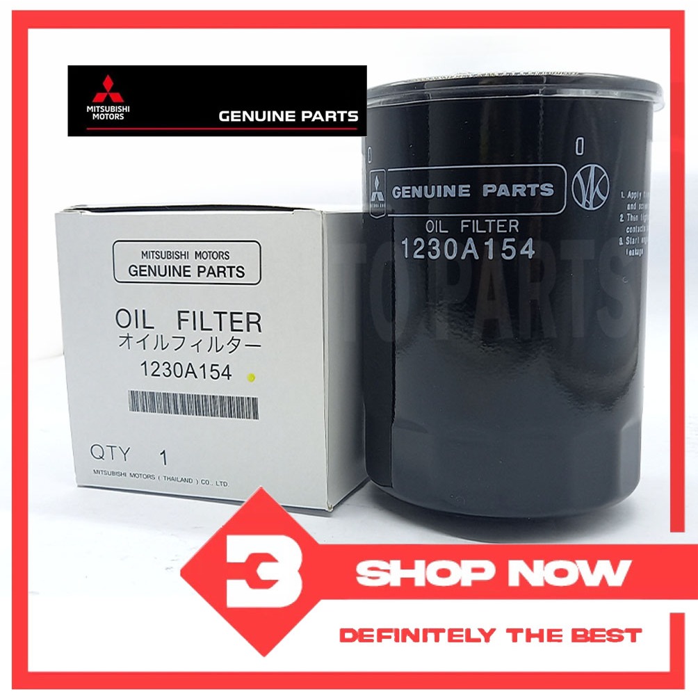 Genuine Mitsubishi Oil Filter for Montero Sports 4M40, Pajero 4M41 ...
