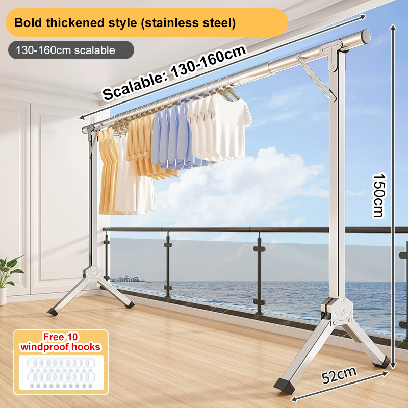 Sampayan Stainless Clothes Rack Drying Rack Foldable Sampayan Indoor ...