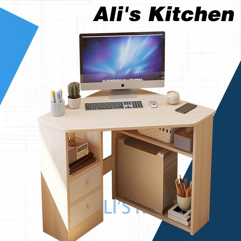 Corner Computer Table Corner Table Triangle Table Reading Table Student ...