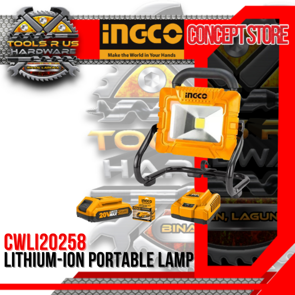 INGCO LITHIUM-ION PORTABLE LAMP CWLI20258 | POWER TOOLS | BINAN, LAGUNA ...