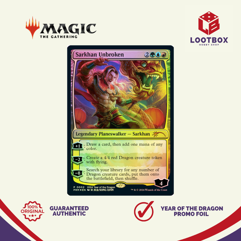 Magic the Gathering: Sarkhan Unbroken (Year of the Dragon Bundle ...