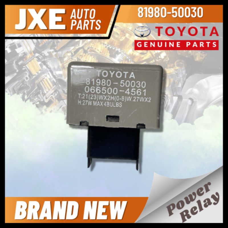 Auto Relay 8 Pin for TOYOTA (81980-50030 / 066500-4561) Genuine Parts ...