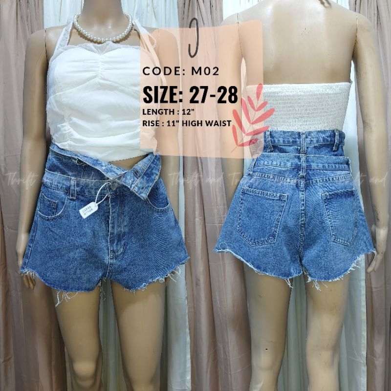 Denim Short / Ukay-ukay Short / High waist Short / Sexy short (7th ...