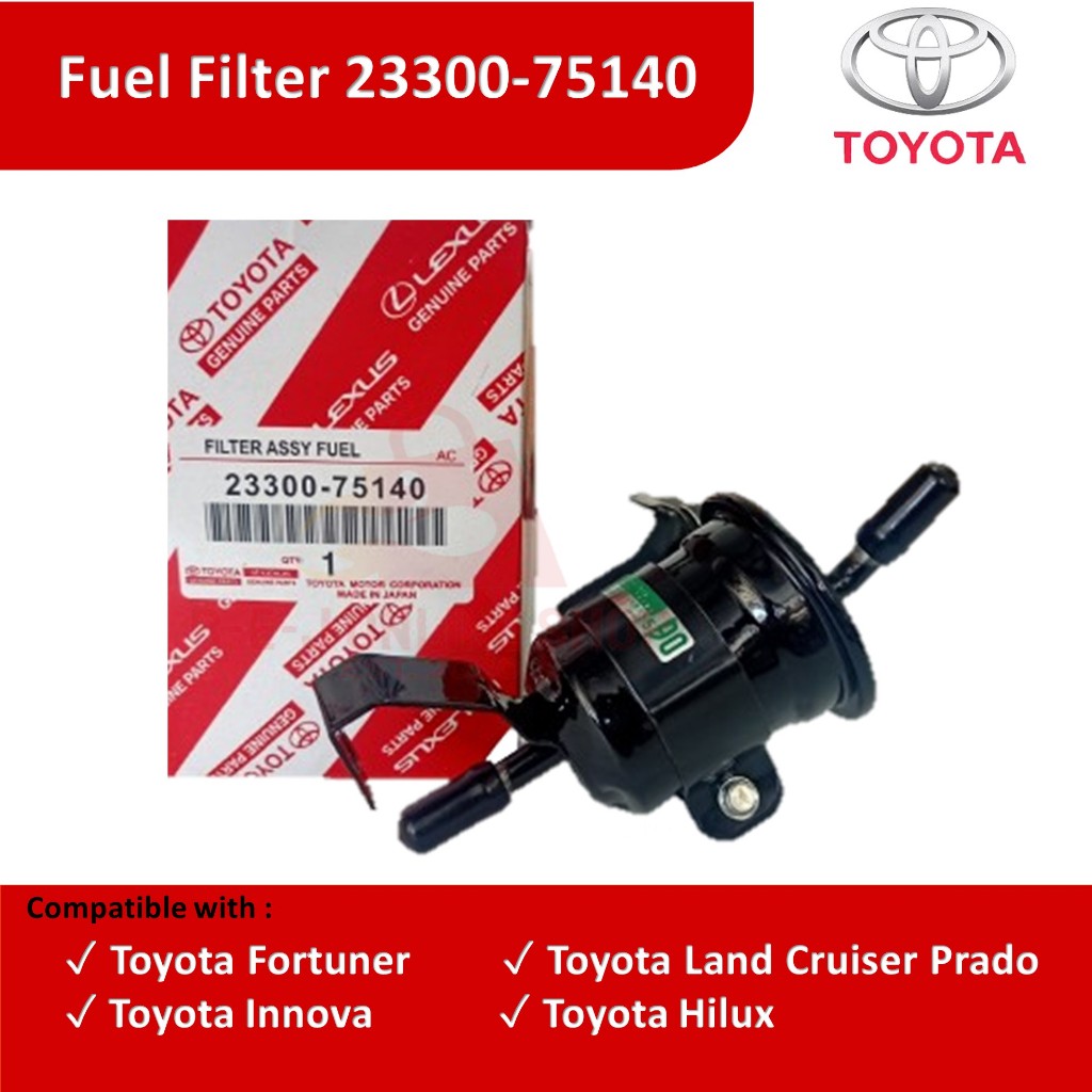 Fuel Filter (23300-75140) for Toyota Fortuner / Hilux / Innova / Land ...
