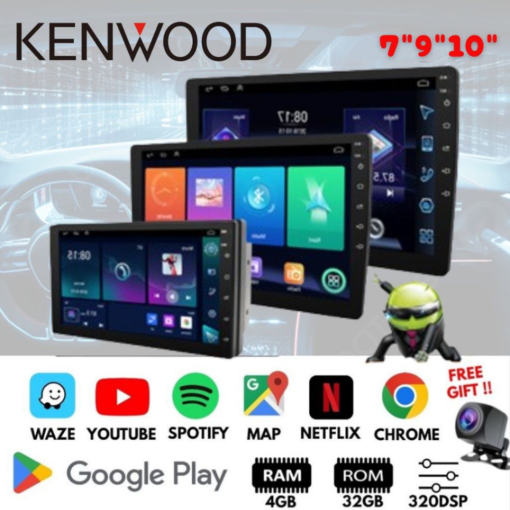 KENWOOD 2024 NEW Android Car Player 7"9"10 inch Best Quality 2din Car ...