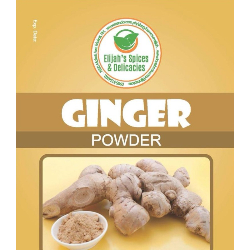 Ginger Powder (Pure) -50g (This is NOT Ginger tea) | Shopee Philippines