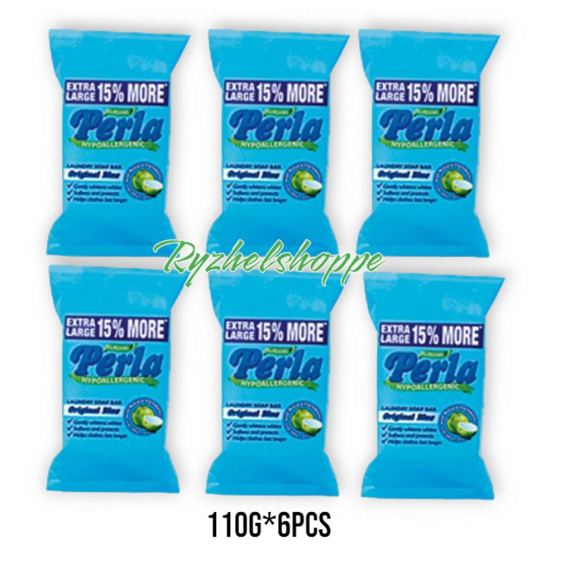 PERLA BLUE SOAP BY 6PCS | Shopee Philippines