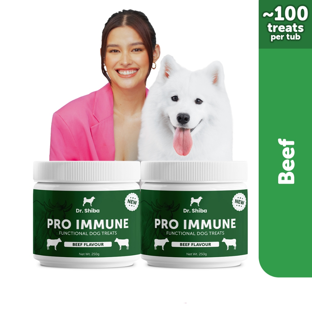 Dr Shiba Pro Immune 2 X Healthy Dog Treats, Dog Multivitamins: Dog Food ...