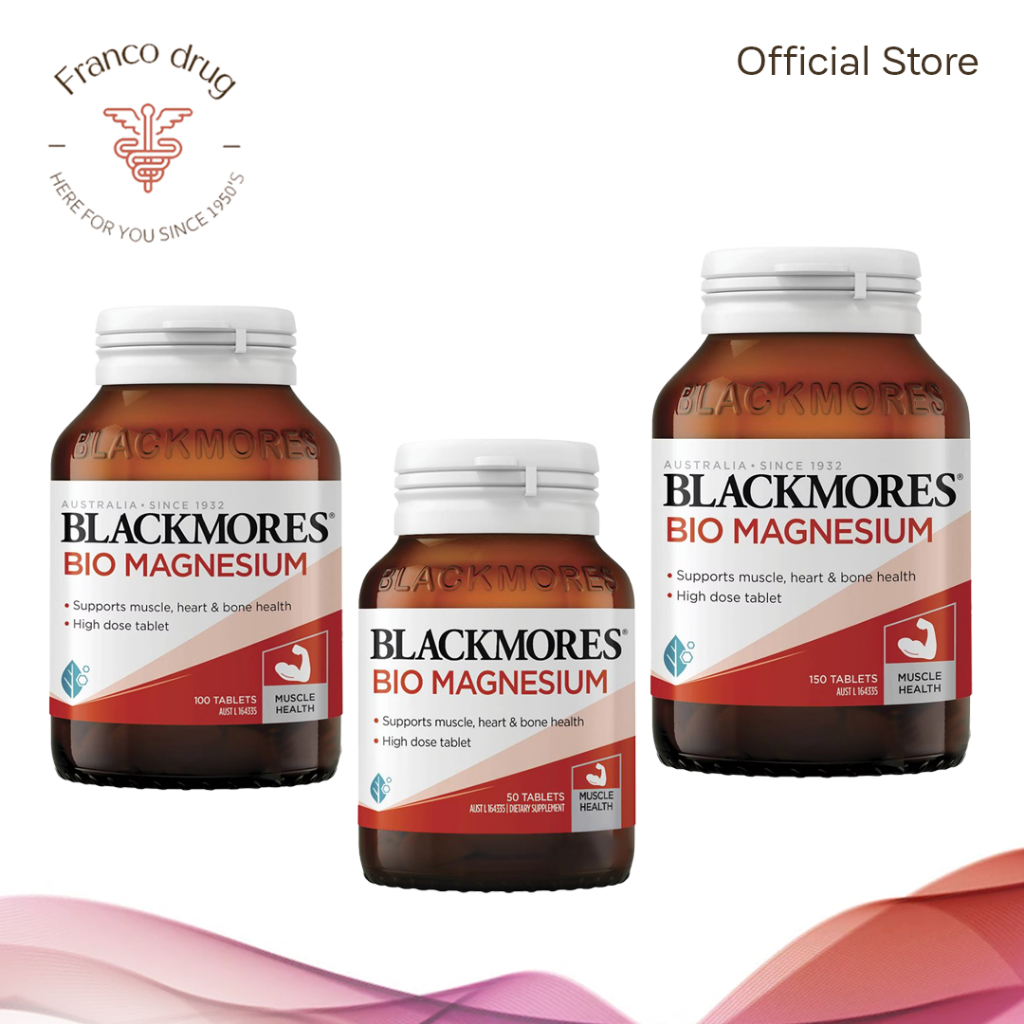 Blackmores Bio Magnesium - 50's, 100's & 150's, 200's | Shopee Philippines