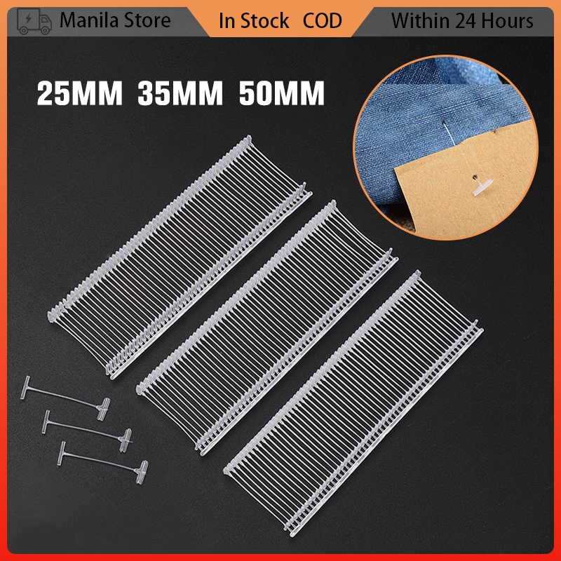 5000pcs 25/35/50mm Clear Label Tag Pin For Clothing Tagging Price Label ...