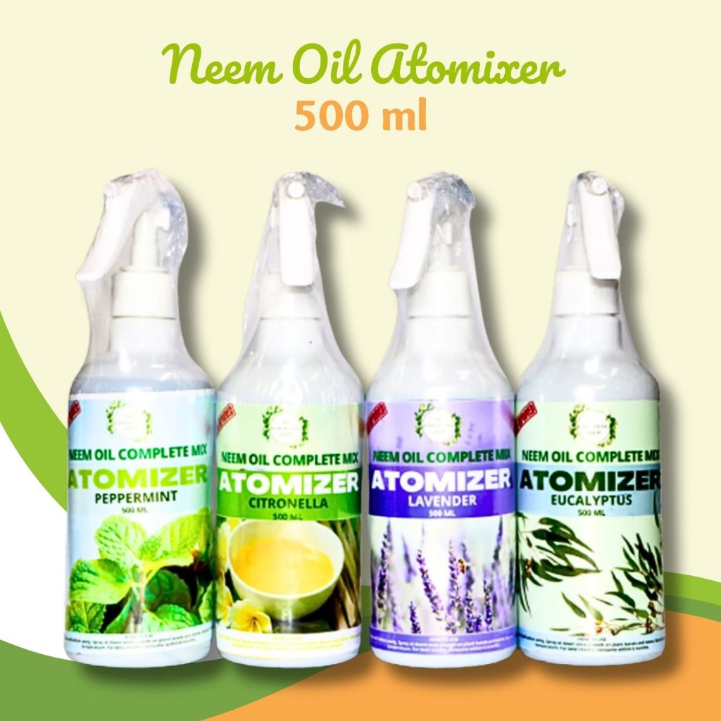 ATOMIZER NEEM OIL WITH COMPLETE MIX / PAMPAKINTAB NG MGA DAHON AT PAG ...