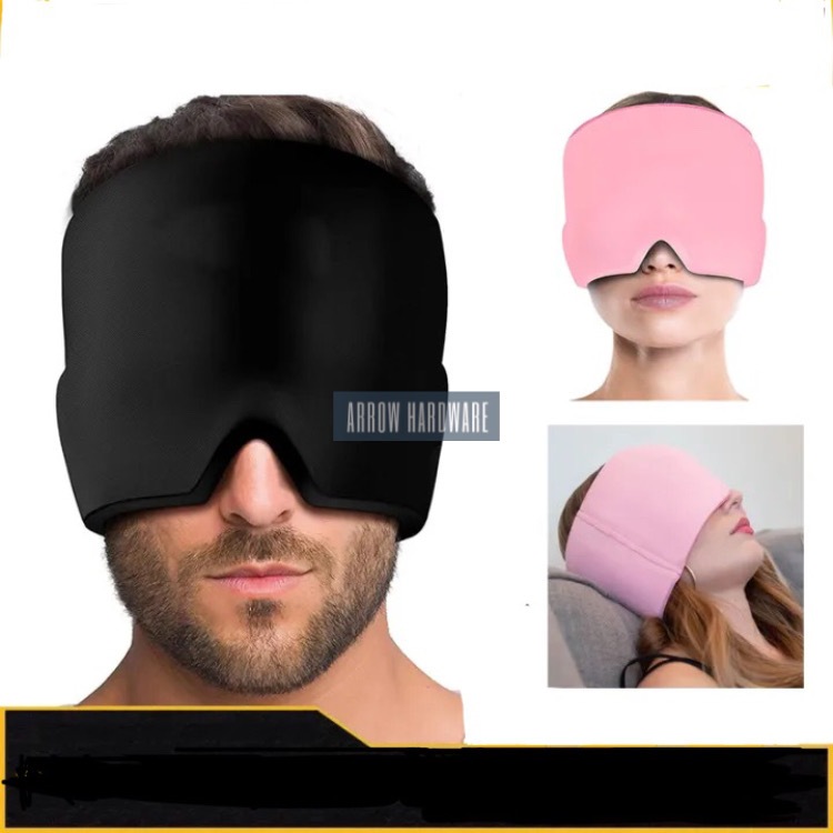 Gel Cold Headache Migraine Relief Cap Head Massager Antistress Head ...