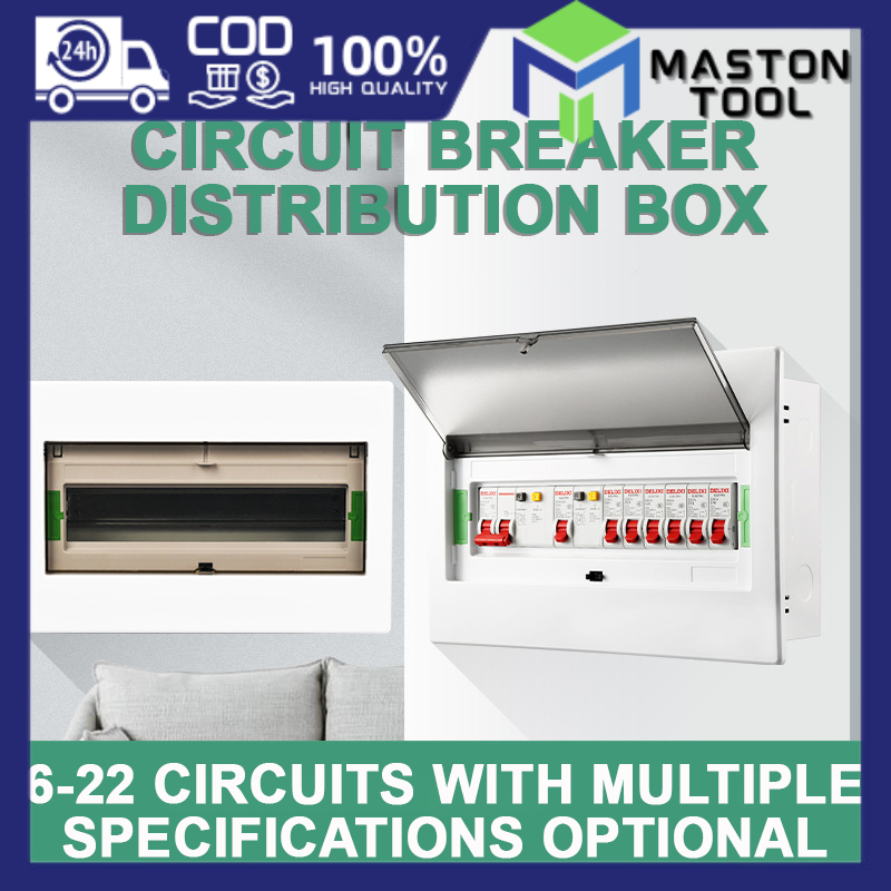 6-22 ways Distribution Box for Miniature Breaker circuit breaker box ...