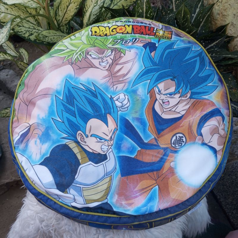 Dragon Ball Super Broly Vegeta Goku Big Round Cushion Japan | Shopee ...
