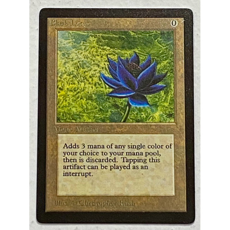 Metal Card - Magic Cards (MTG) - Black Lotus (Collector's Edition ...