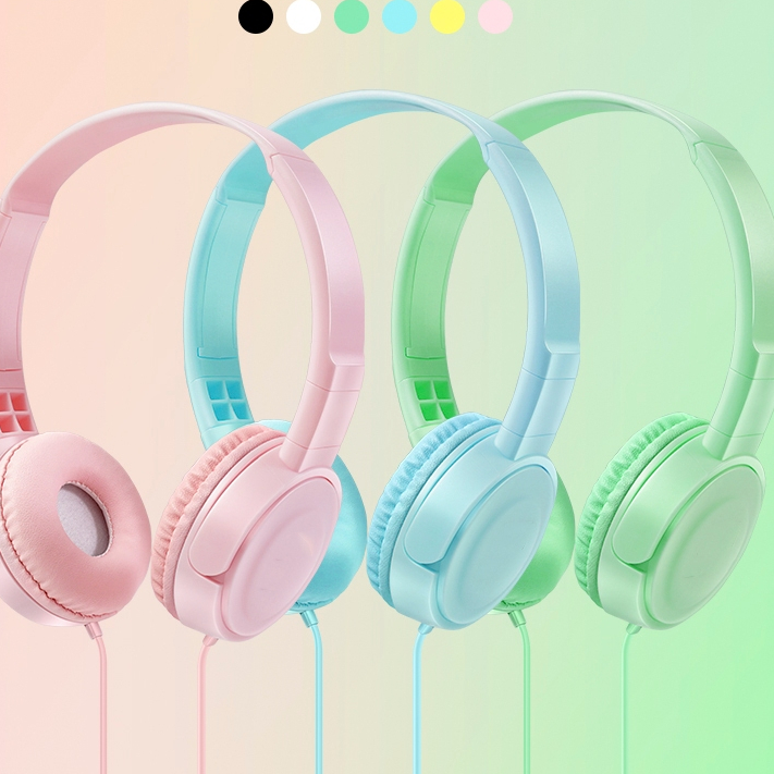 Macaron Color NB360 Extra Bass Stereo Over the Ear Headphones With Mic ...