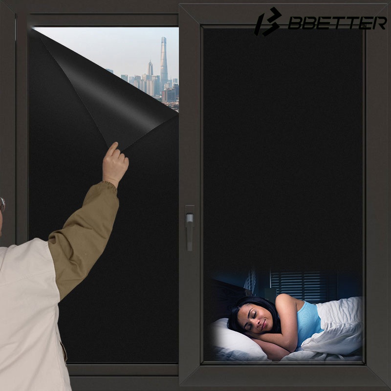 UV Protection Window Total Blackout Privac Sticker Privacy Film Window ...