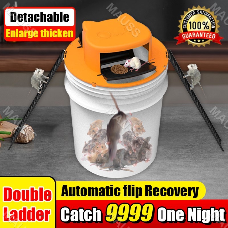 Mouse Trap Double Ladder Rat Trap Bucket Detachable automatic flip ... Mouse Trap Double Ladder Rat Trap Bucket Detachable automatic flip ...