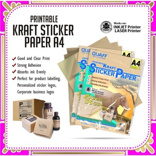 #8 Printable Sticker Paper / Matte Sticker A4 size 175GSM (20sheets ...