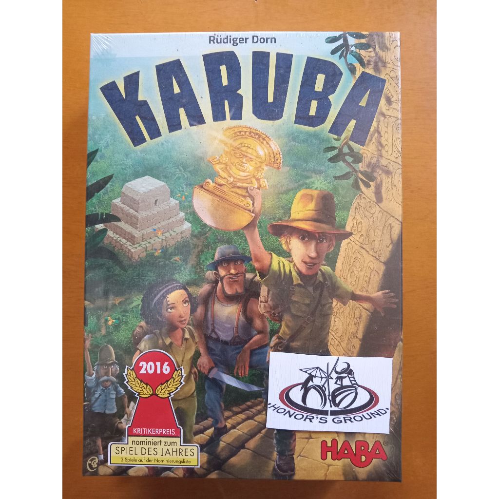Karuba (2015) HABA Card Board Game Original and Authentic | Shopee ...